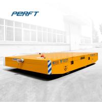 China Customized 1-300t industrial Material Handling Battery Drive Transfer Trolley for sale
