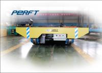 China customized cable drum powered transfer trolley steerable motorized platform truck for sale