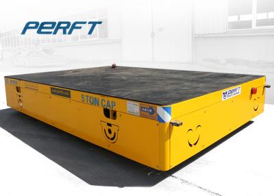 China Automatic Control Battery Power Trackless Transfer Carts On Cement floor for sale