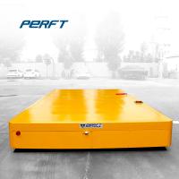 China 15 ton automated low flatbed trackless transfer cart for ship industry transport for sale