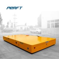 China 15 ton automated low flatbed trackless transfer cart for ship industry transport for sale