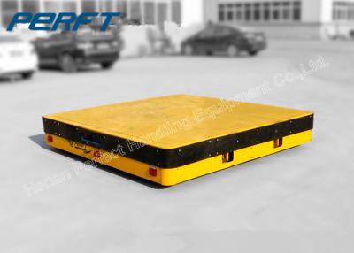 China 20 T mini low bed Industrial material electric handing trackless Transfer Trailer for sale