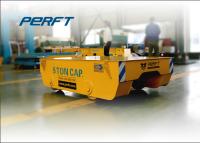 China 5 ton Cable Drum powered Heavy Load Steel 4 Wheel Steerable Rail Transfer Carts for sale
