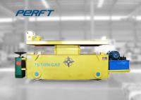 China 75 ton cable drum motorized Industrial Rail Transfer Trolley for factory material transport for sale