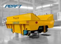 China 10 ton coil rail guided transfer trolley for factory warehouse coils transportation for sale