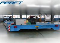 China 4 wheel Cable Reel Guided Material Transfer Cart can applied in hot metal ladle and molten steel ladle steel factory for sale