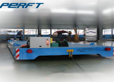 China 4 wheel Cable Reel Guided Material Transfer Cart can applied in hot metal ladle and molten steel ladle steel factory for sale