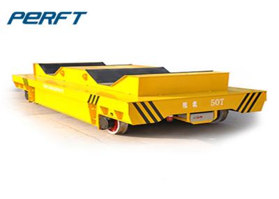 China 50 ton carbon steel coil transfer trolley  for factory coils transport on rails for sale