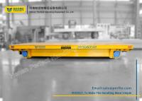 China high quality 50t industry battery powered transfer flat cart on rail for sale