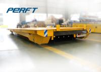 China heavy capacity track transfer cart powered by rails for handling material for sale