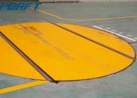 China Pallet Electric Bogie 360 Degree Material Handling Turntable Running On Rail for sale