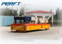 China 50 ton Motorized Carbon Steerable Industrial Transfer Trolley for Heavy Duty Industrial Material Handling for sale
