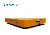 China remote control or push button trackless flatbed transfer car for material transfer for sale