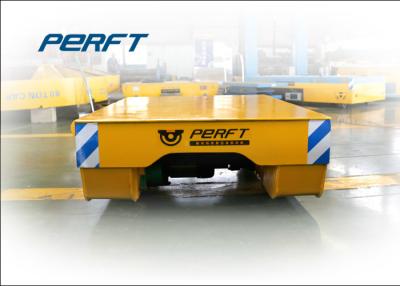 China Flat Cargo Material Transfer Cart Equipment On Rail Industrial Handling for sale