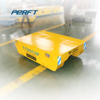 China Flat Cargo Material Transfer Cart Equipment On Rail Industrial Handling for sale