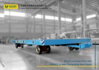 China No Powered Cast Steel Plate Material Transfer Cart Trailer For Workshop Transfer for sale