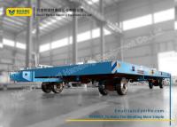 China No Powered Cast Steel Plate Material Transfer Cart Trailer For Workshop Transfer for sale