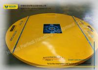 China 16 t heavy duty motorized turntable flatbed rail transfer cart for sale