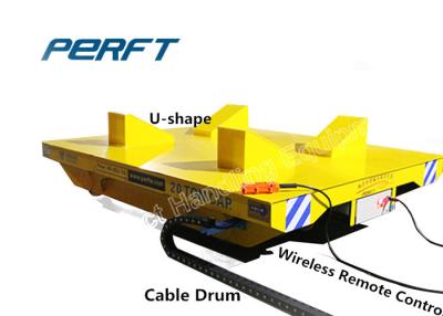 China Steel Plant Electric Rail Ladle Transfer Car For Ladle Slag Transportation for sale