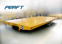 China Flat Low Voltage Rail Battery Powered Cart For Heavy Material Transfer for sale