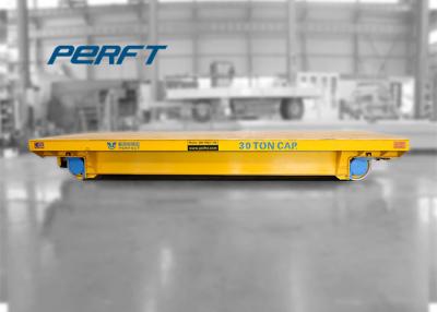 China Customized Battery Power Rail Transfer Car , Material Transfer Flat Carriage for sale