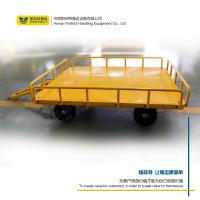 China custom 1-200 ton heavy duty industrial trailer towed by forklift free turning trackless transfer trailer for sale
