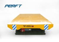 China Low Voltage Track Cross Over Rail Transfer Cart , Electric Flatbed Transfer Trolley for sale