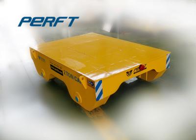 China 20 Ton Insulated Low Voltage Rail Transfer Cart , Conductive Railroad Flat Car for sale