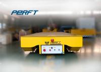 China Low Voltage Rail Transfer Cart For Workshop Cargo Delivery , Table Size Customized for sale