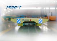 China Battery Operated Platform Rail Transfer Cart For Materials Handling for sale