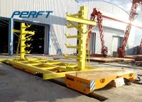China 9 Ton Cable Reel Power Motorized Transfer Trolley For Machaine Parts Handling for sale