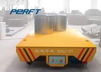 China Yellow Color Rail Guided Vehicle System Transportation Carriage For Coil for sale