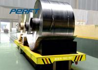 China Yellow Color Rail Guided Vehicle System Transportation Carriage For Coil for sale