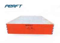 China Battery Power Flat Quad Steel Material Transfer Carts Car For Industrial Handling for sale