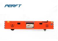 China Battery Power Flat Quad Steel Material Transfer Carts Car For Industrial Handling for sale