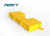 China Manual Towable Steerable Cross Bay Material Transfer Cart Industrial Tugger Carts Wagon Bogie for sale