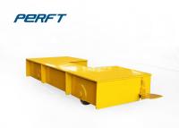 China Manual Towable Steerable Cross Bay Material Transfer Cart Industrial Tugger Carts Wagon Bogie for sale