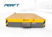 China Yellow Battery Transfer Cart Motorized Trackless Bogie Handling Coil For Workshop for sale