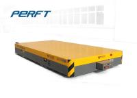 China Yellow Battery Transfer Cart Motorized Trackless Bogie Handling Coil For Workshop for sale