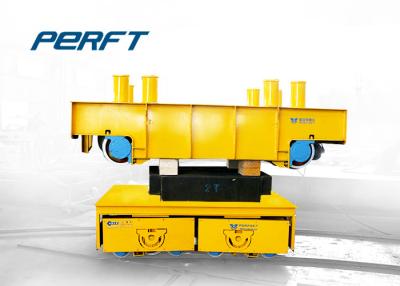 China Customized 7T Dragged Cable Power Turning Bogie Car Carry Heavy Duty Rubbish Box for sale