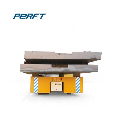 China 40T Steel Trackless Battery Transfer Cart For Industrial , Customize Table Size for sale