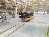 China Battery Power Coil Rail Transfer Cart Trolley For Industrial , 12 Month Warranty for sale