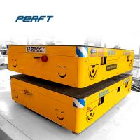 China Rubber Wheel Battery Transfer Carriage , Industrial Transfer Trolley 100 Ton Capacity for sale