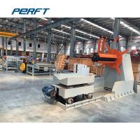 China Custom Battery Operated Steel Coil Transfer Trolley Material Handling Equipment for sale