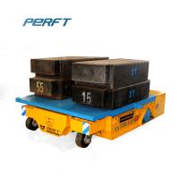China Heavy Duty Flat Bed Die Mold Material Transfer Cart Motorized Motor Drive for sale