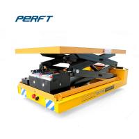 China Automatic Hydraulic Motorized Transfer Cart For Heavy Loading for sale