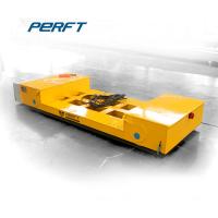China Heavy Duty Rail Traveling Flat Electric Transfer Cart 40 Ton Cable Drum Power for sale