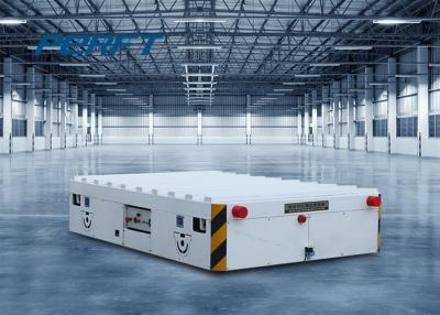 China 30 Ton Motorized Trackless Transfer Cart For Workshop Material Transport for sale