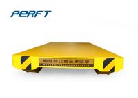 China Non Powered Track Flat Rail Transfer Cart , Custom Material Handling Carts Can Be Towed for sale