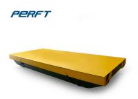 China Non Powered Track Flat Rail Transfer Cart , Custom Material Handling Carts Can Be Towed for sale